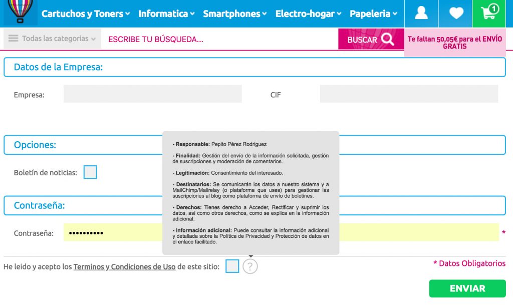 Cómo Adaptar tu Tienda Online a la RGPD 2018 | Denox